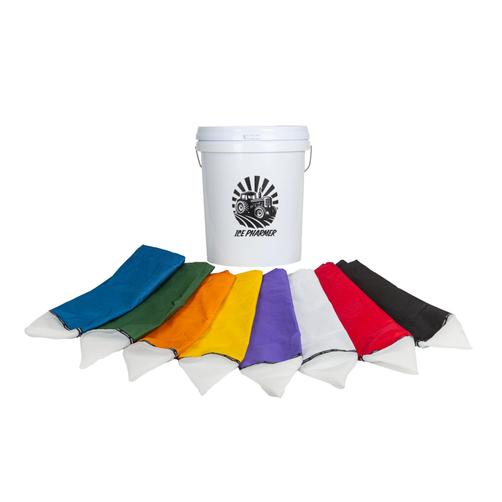 IcePharmer 5 & 8 Tier 5 Gallon Bubble Bag Set with 20L Bucket