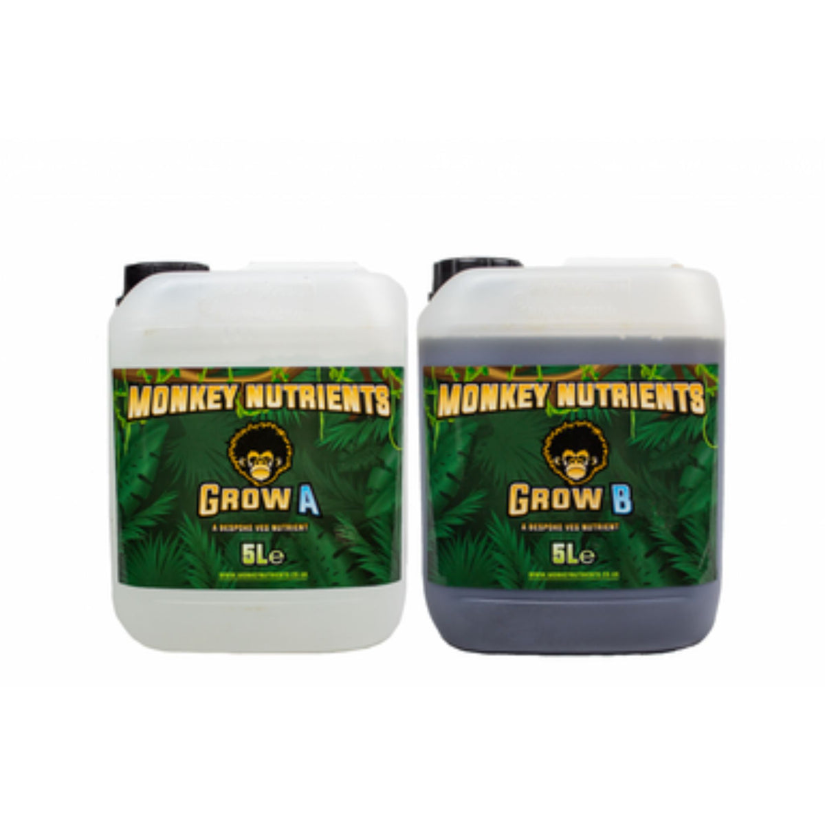 Monkey Nutrients Grow (A&B) 2 Part Nutrient For veg Grow Soil, Compost ...