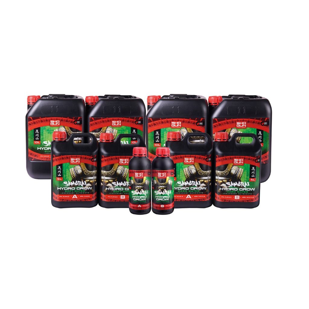 Shogun Nutrients Samurai Hydro Grow (A&B) Hydroponic Plant Nutrient 1L 5L 10L